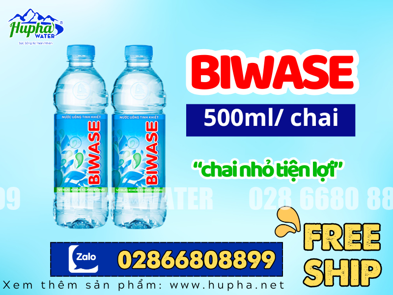Nước Biwase 500ml Giá Sỉ - Tinh Khiết, Tiết Kiệm Cho Mọi Nhu Cầu Sử Dụng