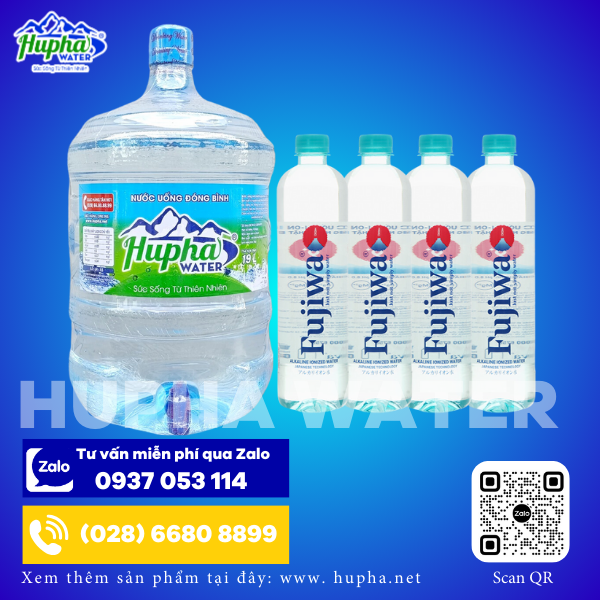 Chuỗi đại lý HuPha Water giao nước chuyên nghiệp và miễn phí tận nơi TP ...