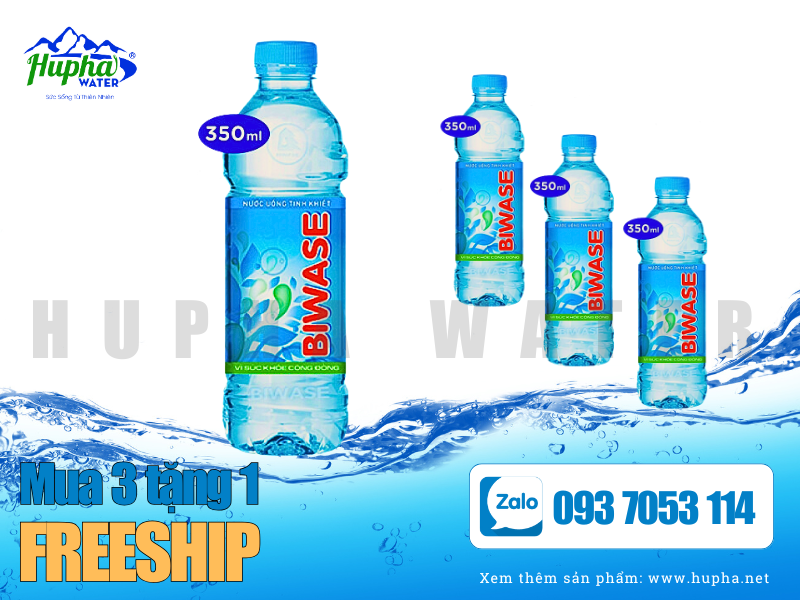 Nước Lọc Biwase 350ml của nhà cung cấp HuPha Water - Nhỏ Gọn, Tiện Lợi ...