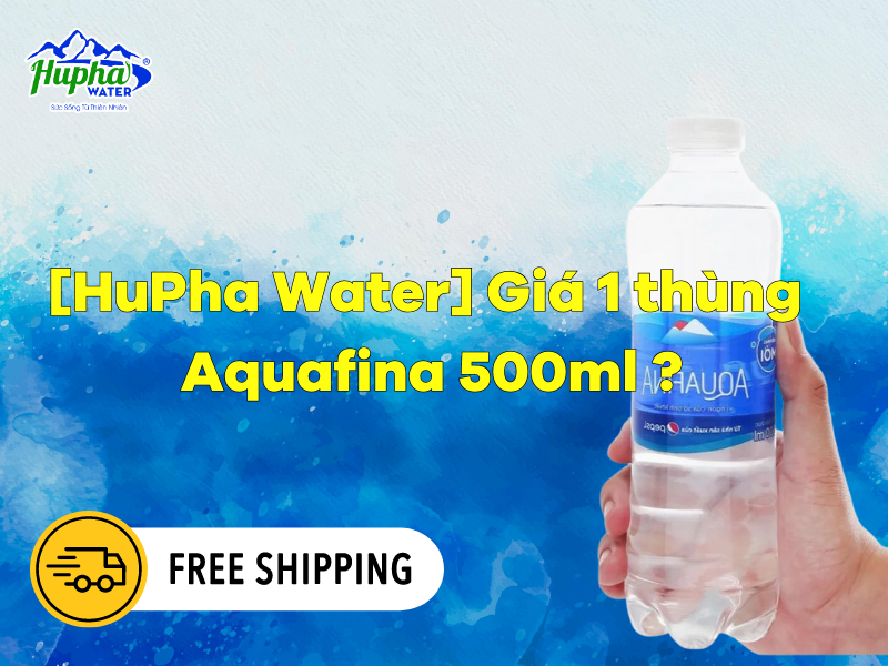 [THÙNG 24 CHAI] Chai nước Aquafina 500ml Chính Hãng, Giao Nhanh